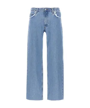 A.p.c. Relaxed Fit Raw Edge Jeans