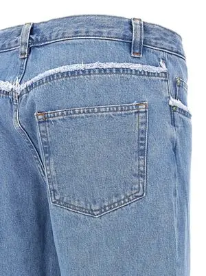 A.p.c. Relaxed Fit Raw Edge Jeans