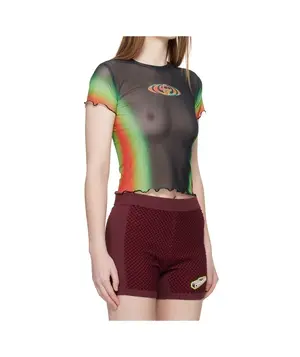 Casablanca Printed Mesh T-shirt