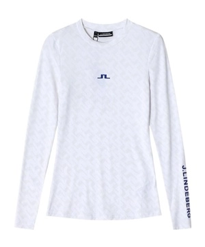 J. Lindeberg Long Sleeve Printed T-shirt - White