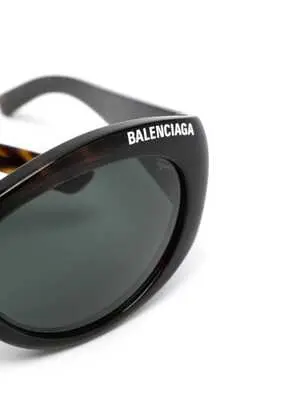 Balenciaga Oval Frame Sunglasses