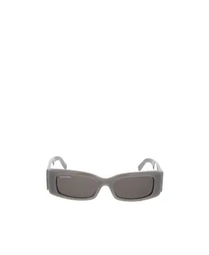 Balenciaga Rectangular Frame Sunglasses - Gray
