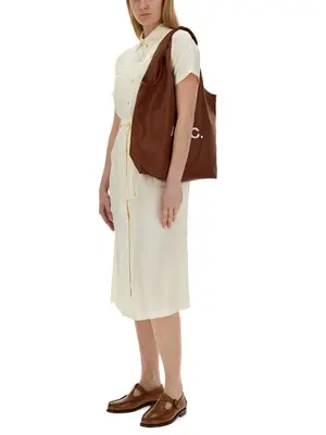 A.p.c. Twill Short-sleeved Shirt Dress - No
