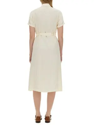 A.p.c. Twill Short-sleeved Shirt Dress - No