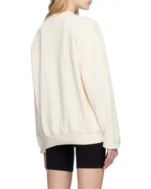 SPORTY  RICH Sporty & Rich "athletics Club 1994" Printed Cotton Sweater