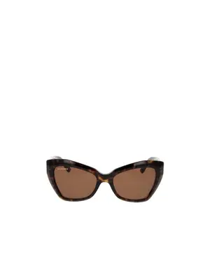 Balenciaga Butterfly Frame Sunglasses - Brown