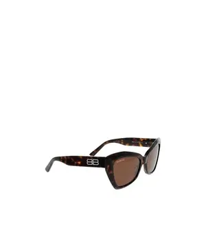 Balenciaga Butterfly Frame Sunglasses - Brown