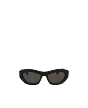 Bottega Veneta Geometric Frame Sunglasses - Black