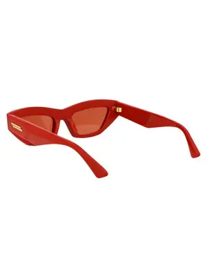 Bottega Veneta Cat Eye Frame Sunglasses - Red