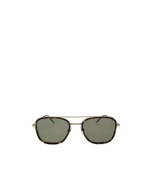 Thom Browne Aviator Frame Sunglasses - Gray