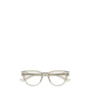 Saint Laurent Round Frame Glasses - Nude