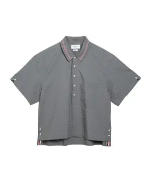 Thom Browne Rwb-stripe Striped Shirt