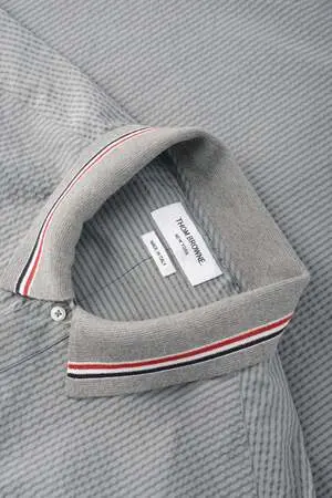 Thom Browne Rwb-stripe Striped Shirt