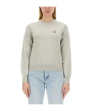 Maison Kitsuné Fox Head Patch Knitted Jumper