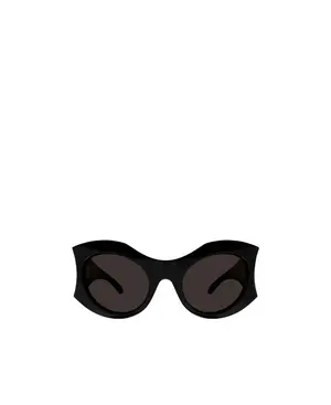 Balenciaga Hourglass Round Sunglasses
