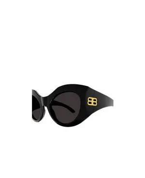 Balenciaga Hourglass Round Sunglasses