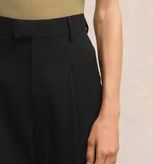 Ami High Waist Cigarette Trousers