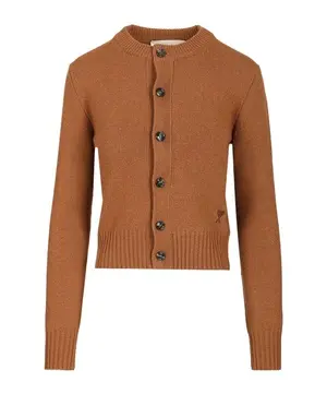 AMI Paris De Coeur Wool Cardigan
