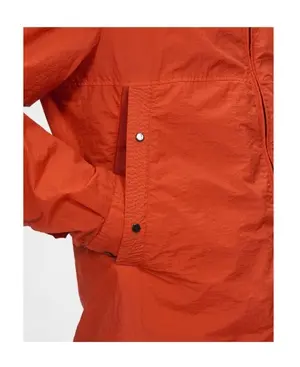 C.P. COMPANY Logo-patch Funnel Neck Jacket - Red