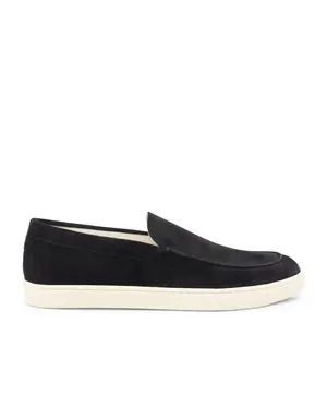 Brunello Cucinelli Suede Loafers - Black
