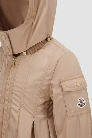 Moncler Hooded Zip-up Coat