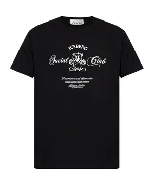 Iceberg Bear Printed Crewneck T-shirt