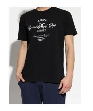 Iceberg Bear Printed Crewneck T-shirt