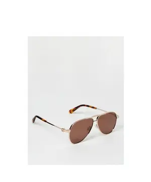 Off-White Aviator Sunglasses With Logo Detail