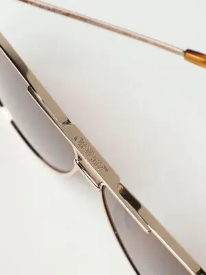 Off-White Aviator Sunglasses With Logo Detail