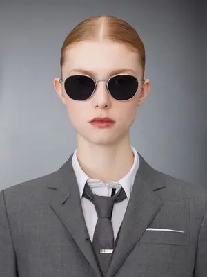 Thom Browne Round Frame Sunglasses