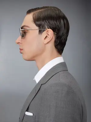 Thom Browne Round Frame Sunglasses