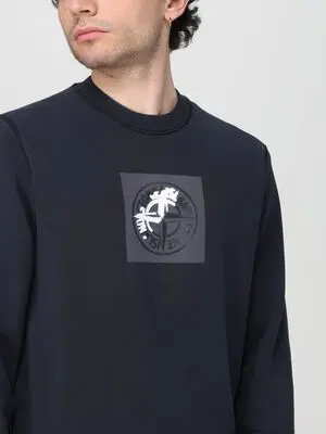 Stone Island Round Neck Long Sleeve Sweater