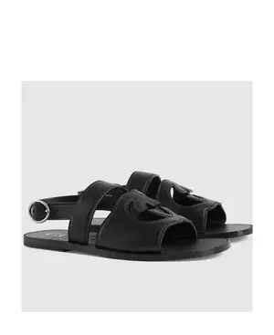 Gucci Cut-out Detailed Interlocking G Sandals