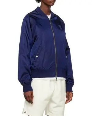 Ami Logo Embroidered Bomber Jacket