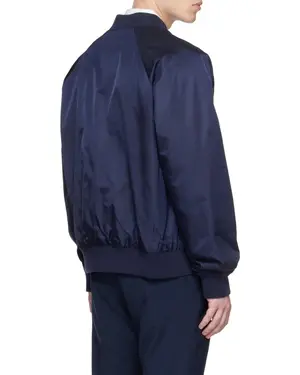 Ami Logo Embroidered Bomber Jacket