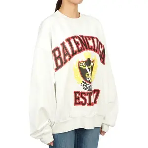 Balenciaga Round Collar Long Sleeve Sweater