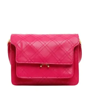 Marni Medium Trunk Logo Crossbody Bag