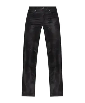 Isabel Marant Étoile Belt Loop Denim Trousers - Black