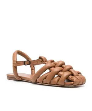 Hereu Square-headed Flat Sandals