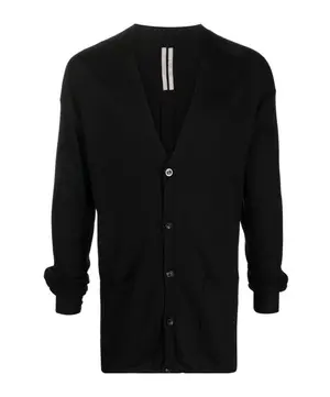 Rick Owens Colorblock Sleeve Cardigan