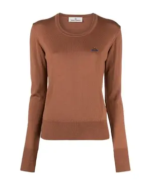 VIVIENNE WESTWOOD Round Neck Logo Pullover