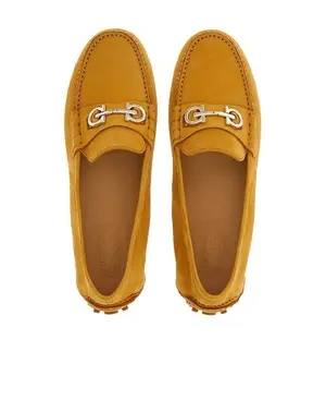 FERRAGAMO Leather Gancini Loafers