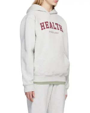 SPORTY  RICH Sporty & Rich Logo Hooded Sweater
