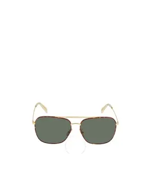 Celine Aviator Sunglasses With Logo Detail - Gray