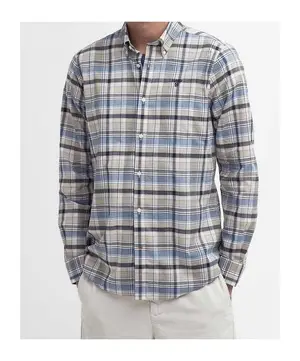 Barbour Logo Detailed Checked Shirt