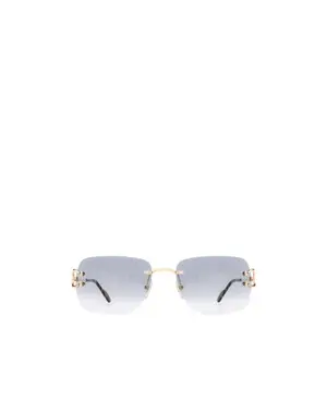 Cartier Rimless Square Sunglasses
