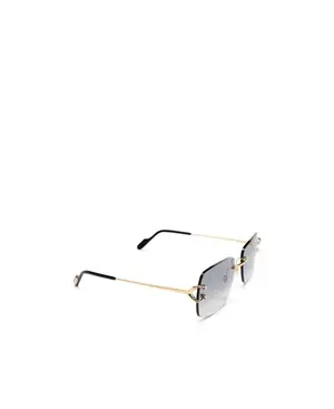 Cartier Rimless Square Sunglasses