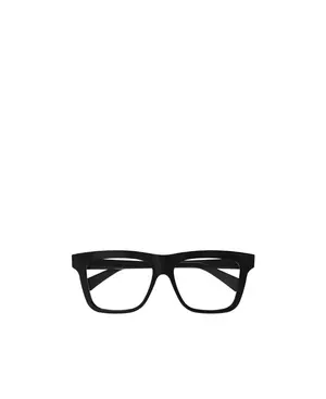 Bottega Veneta Square Flat Eyeglasses - Black
