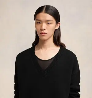 Ami V-neck Wool-cashmere Jumper