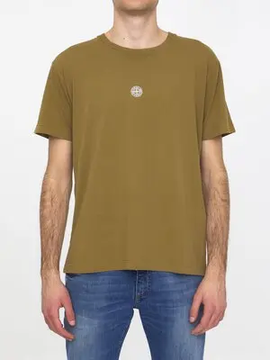 Stone Island Logo-print Cotton T-shirt